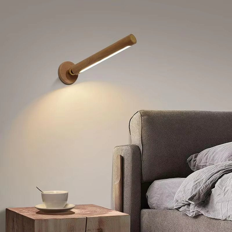 Lustre - Applique en bois rechargeable